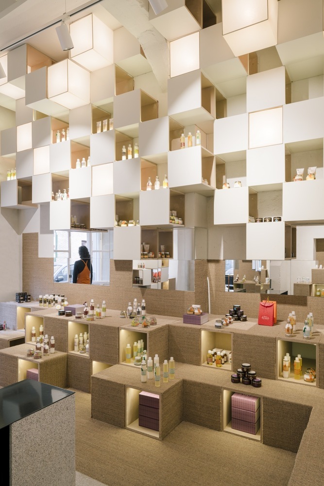 Gallery of Retail Stores Under 100 Square Meters: Examples in Plan and ...
