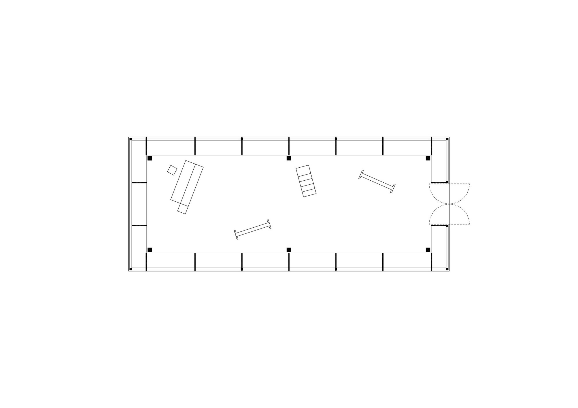 Gallery of Retail Stores Under 100 Square Meters: Examples in Plan and ...