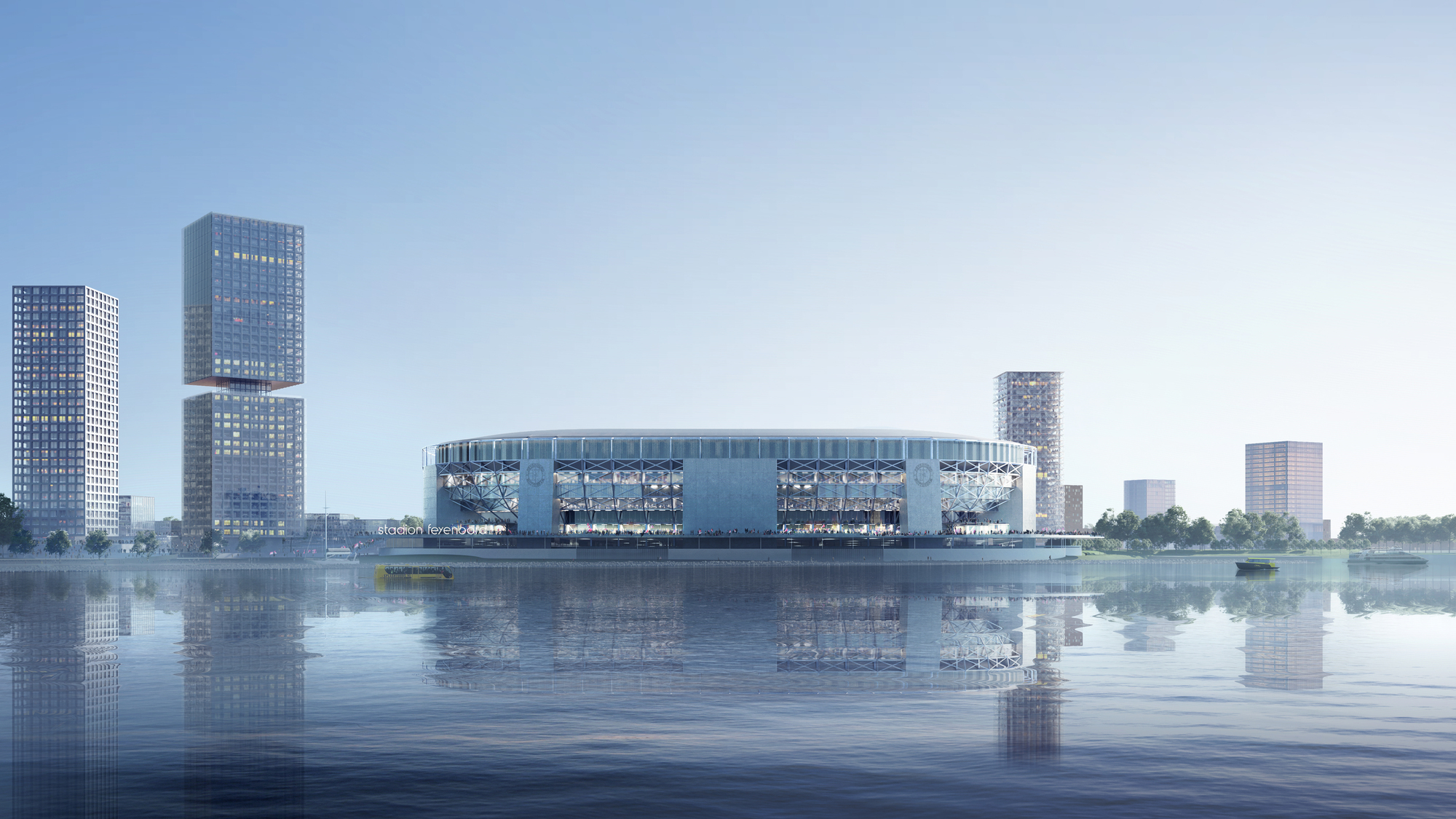 Galería de OMA presenta diseño del nuevo estadio del Feyenoord en ...
