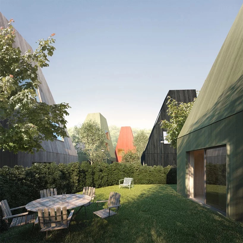 Tham & Videgård Reinvent Swedish Timber Row Houses | ArchDaily