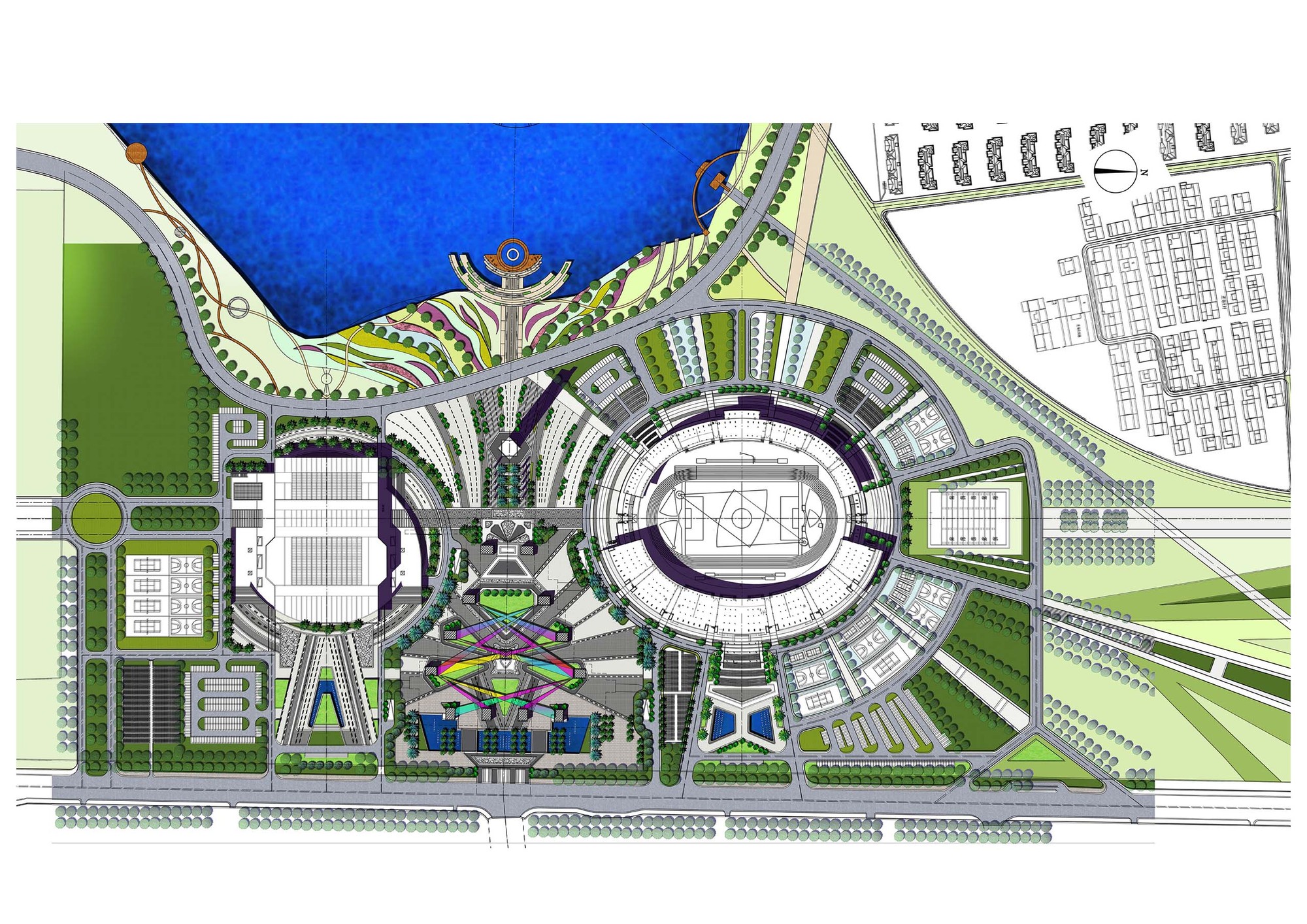 Gallery of Olympic Sports Center Of Pingdu Qingdao / Shanghai Jiao Tong ...