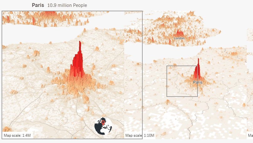 Galería de Human Terrain, el mapa interactivo que visualiza cuánta ...
