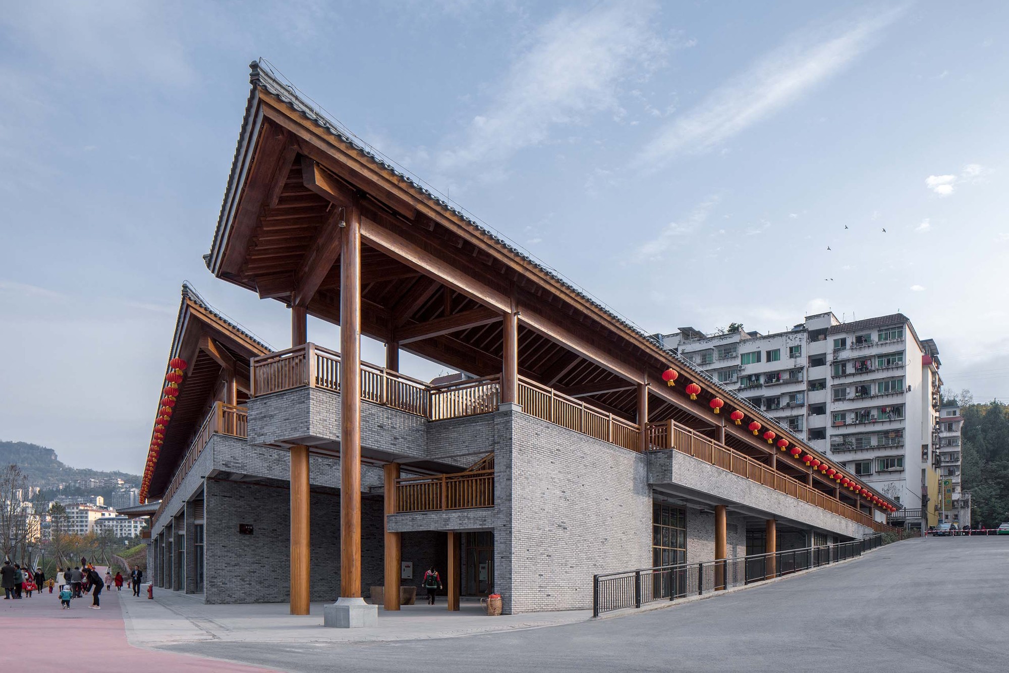 Gallery of Yunyang Sifangjing Service Building / Tanghua Architect ...