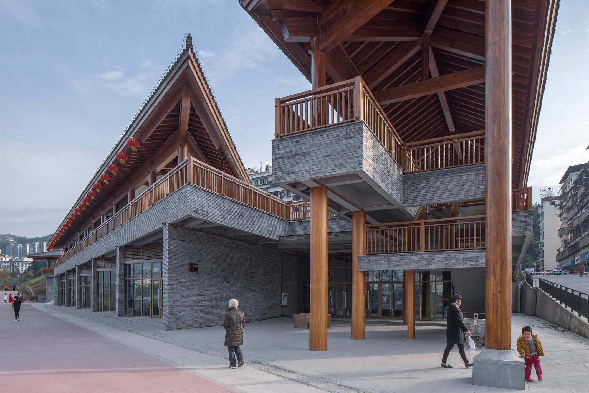 Gallery of Yunyang Sifangjing Service Building / Tanghua Architect ...