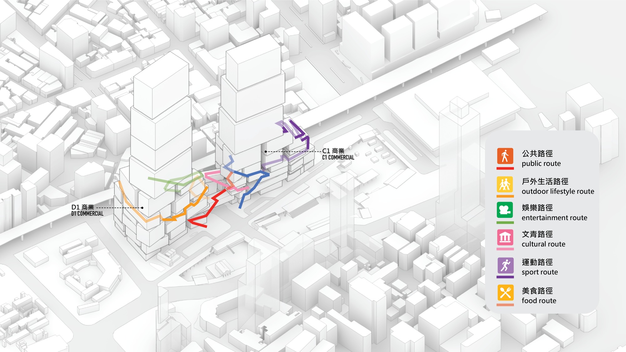 Gallery of MVRDV Designs a Dual Tower Scheme with Interactive Facades ...