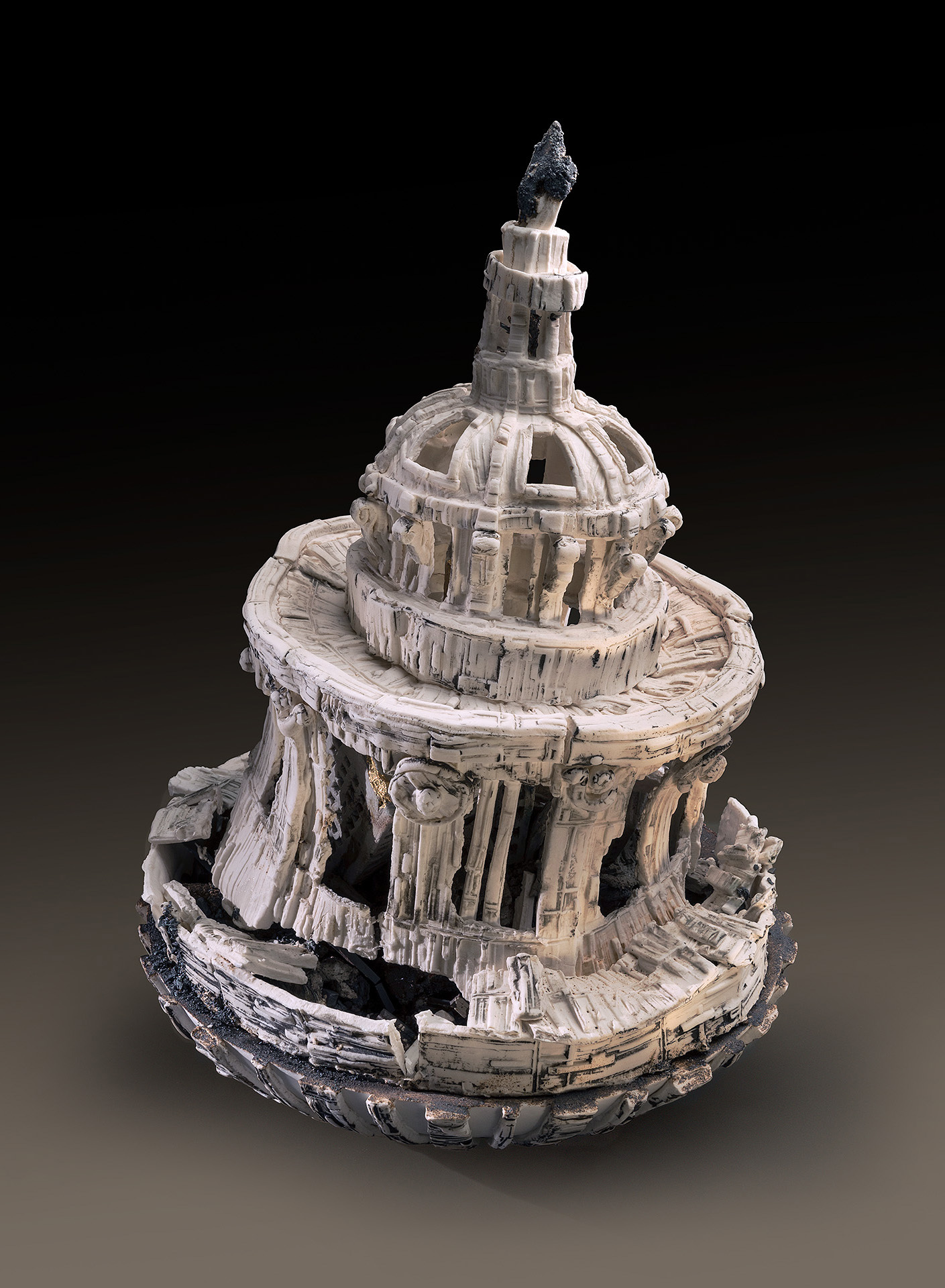 Gallery of Artist Explores Architectural Life Cycles Through Ceramics - 14