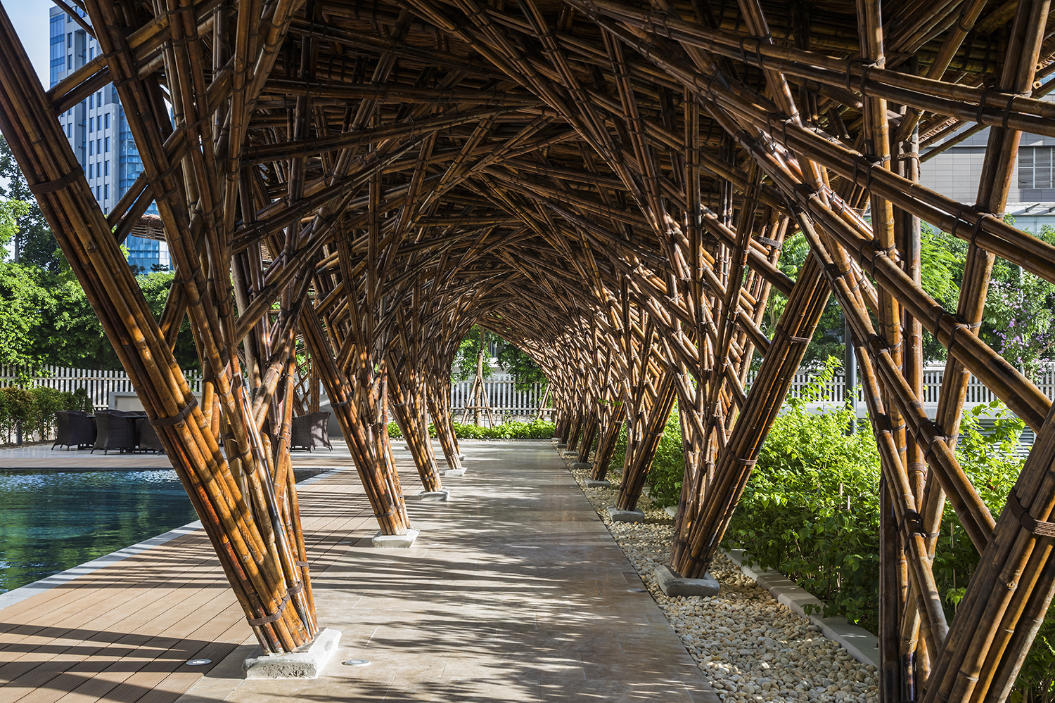 Gallery of Vinata Bamboo Pavilion / VTN Architects - 6
