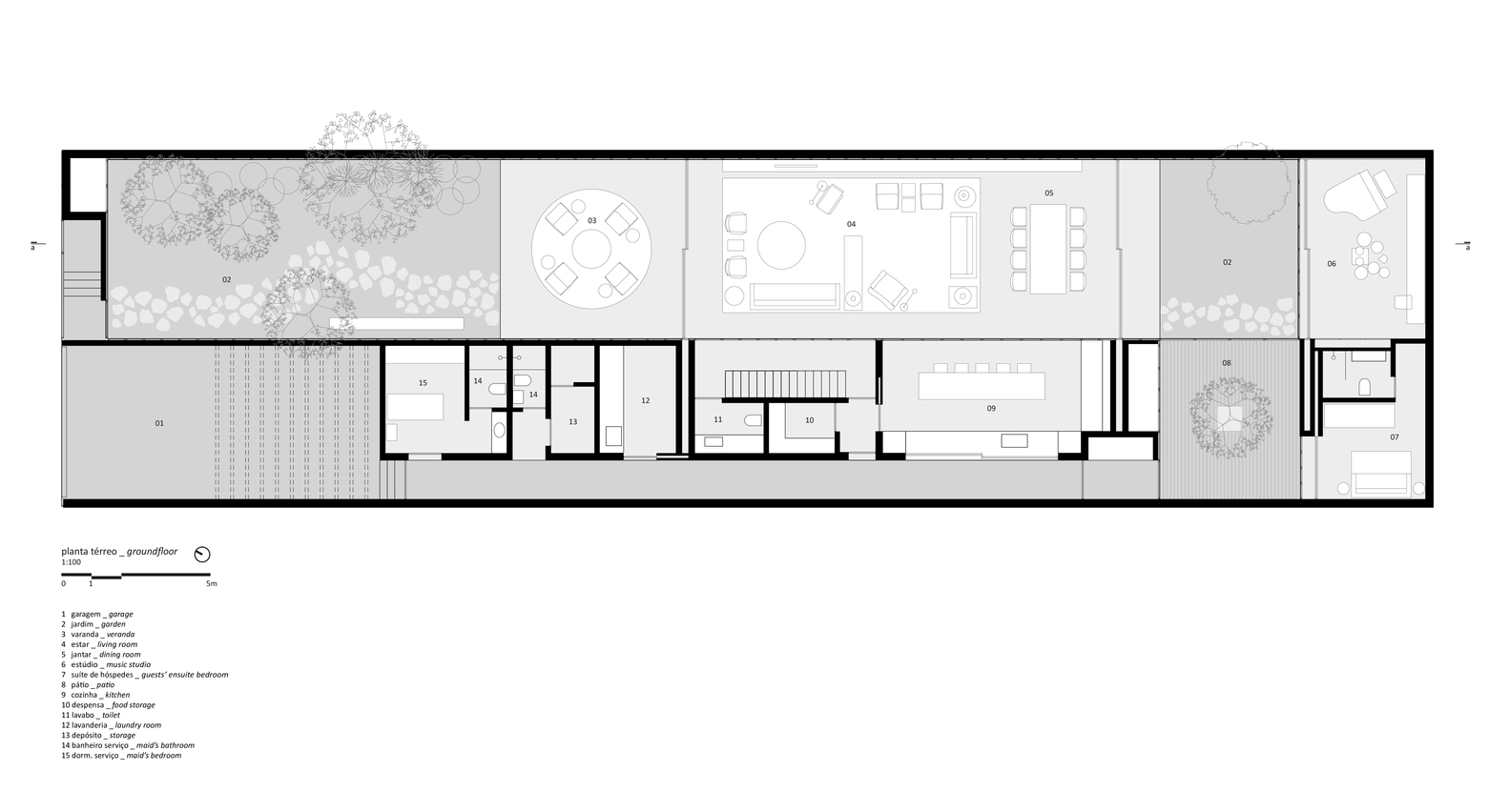 Gallery of C+C House / Studio MK27 - Marcio Kogan + Samanta Cafardo - 57
