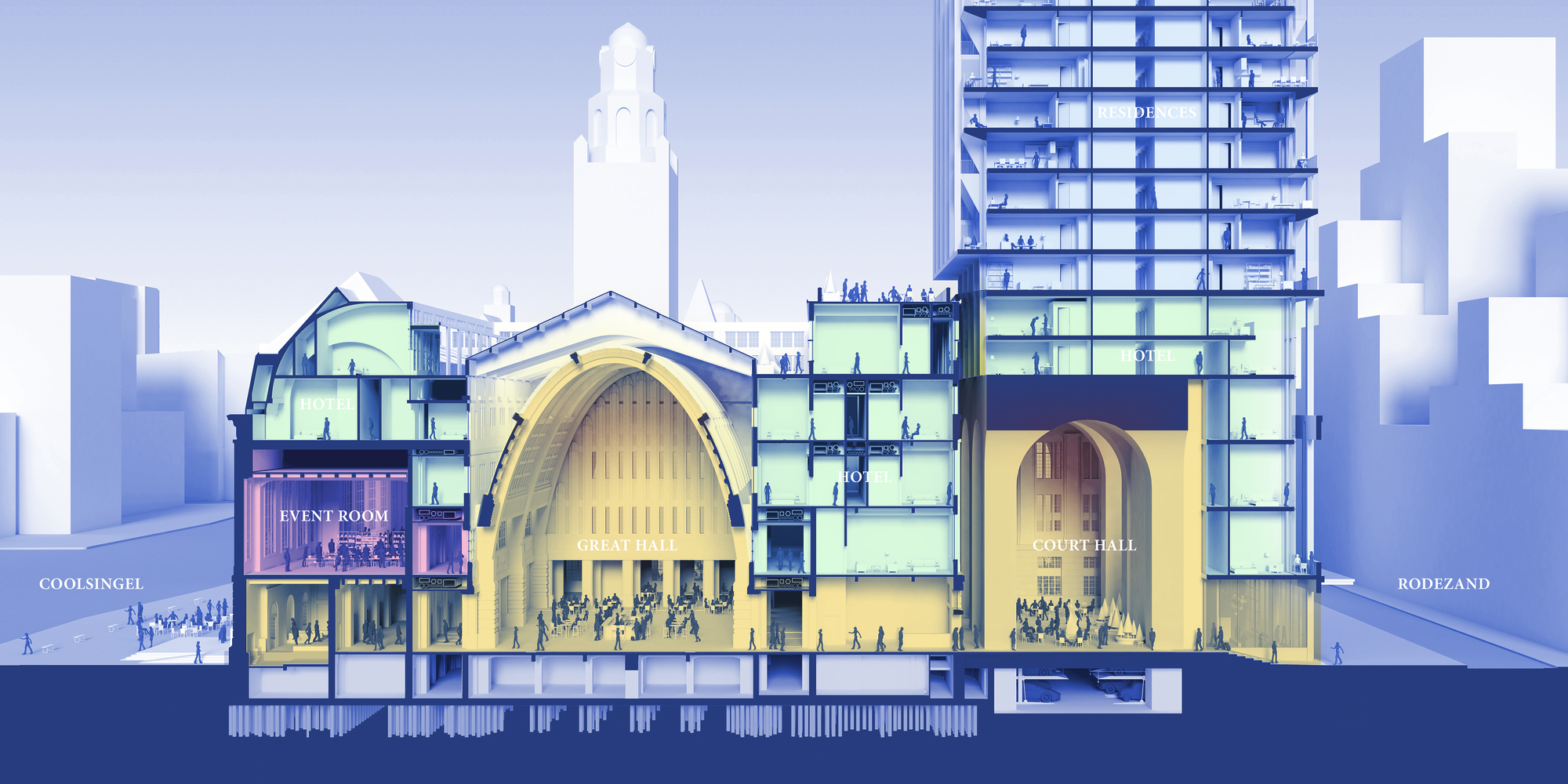 Gallery of ODA Tapped to Expand Rotterdam's Historic Post Office - 15