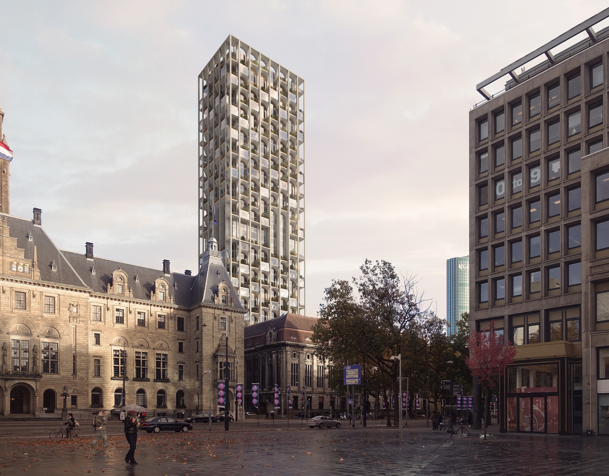 ODA Tapped to Expand Rotterdam's Historic Post Office | ArchDaily