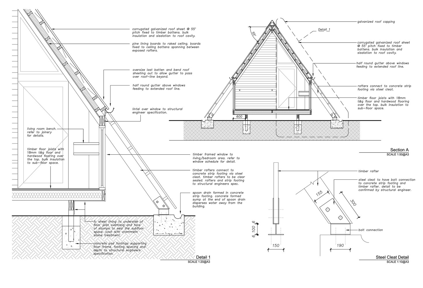 House Roof Section House Roof Section