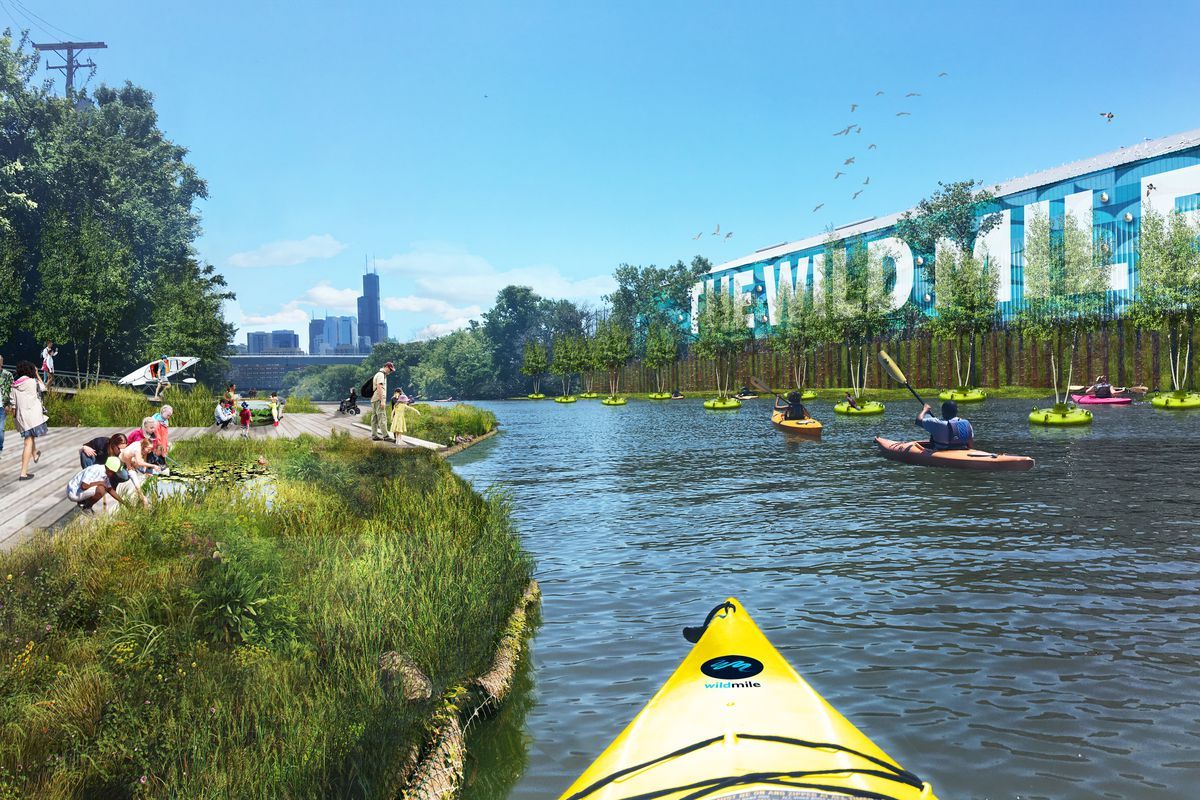 Gallery of World’s First Floating Eco-Park Planned for Chicago River - 2