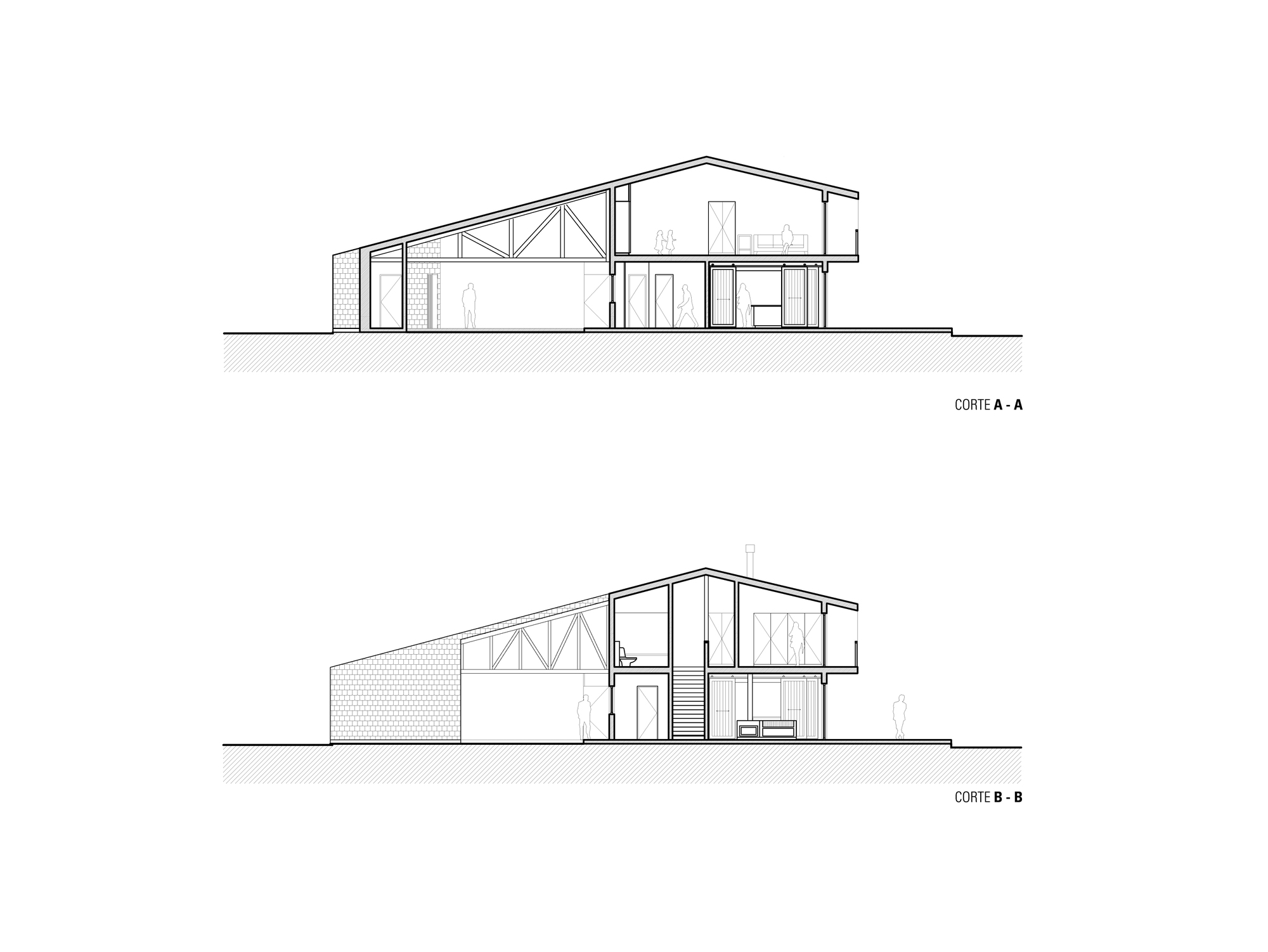 Gallery of The Stone House / Estudio Alinea + Pe+Br+Re arquitectos ...