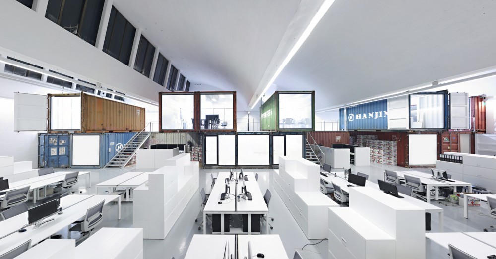 Gallery of Offices and Workplaces: Examples in Plan - 48