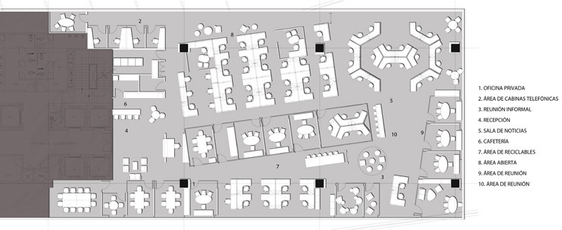 Galería de Oficinas y espacios de trabajo: 50 ejemplos de arquitectura ...