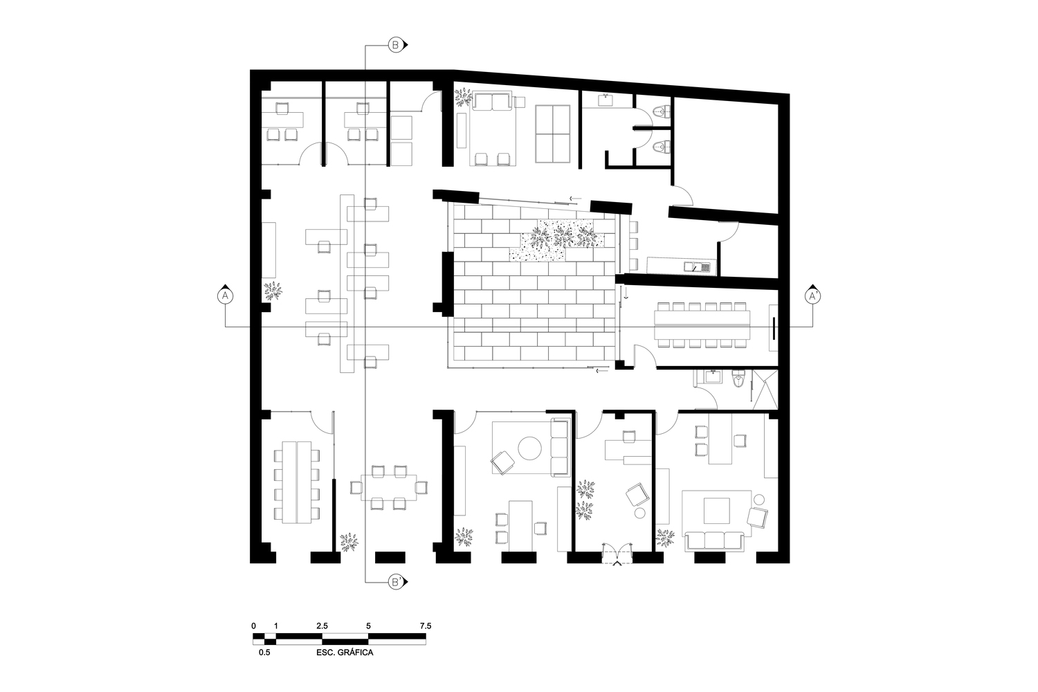 Galería de Oficinas y espacios de trabajo: 50 ejemplos de arquitectura ...