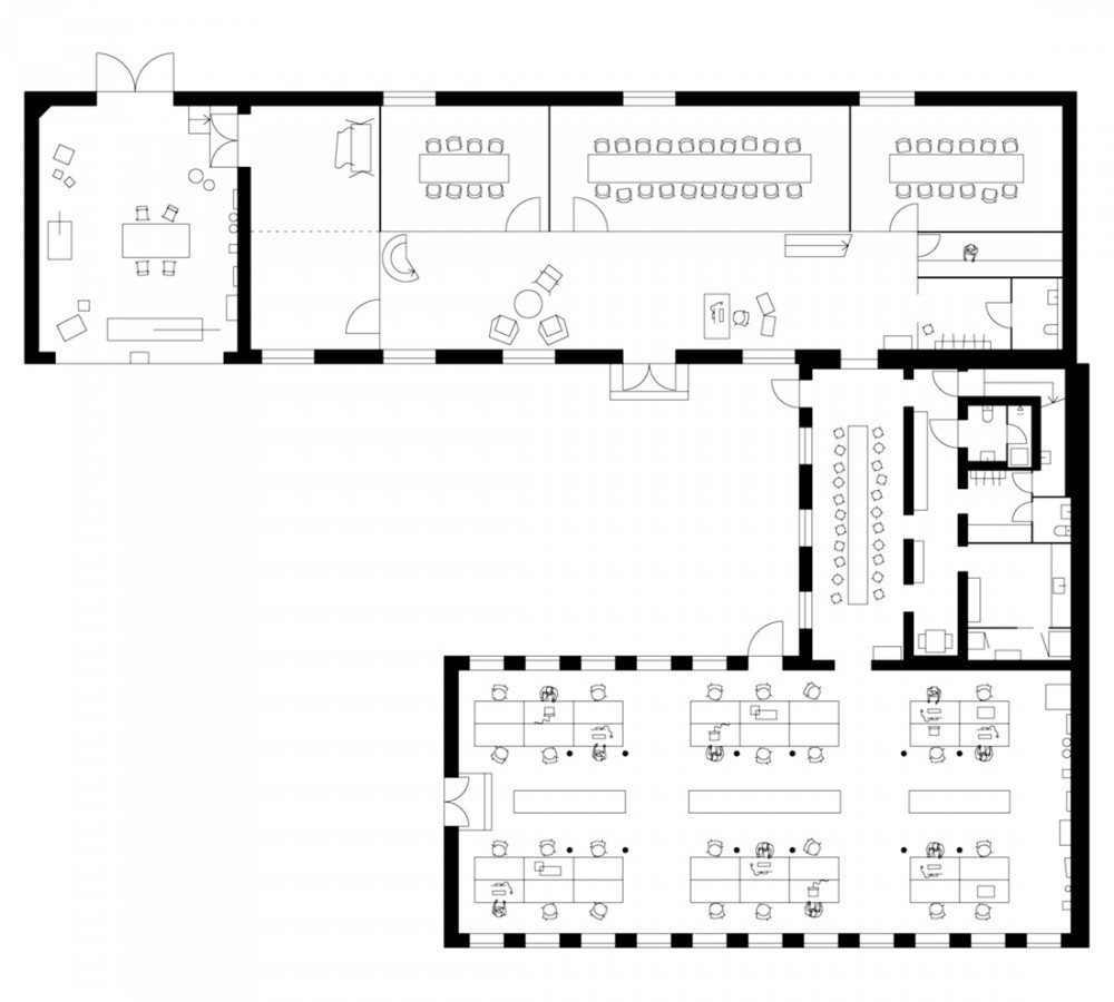 Galería de Oficinas y espacios de trabajo: 50 ejemplos de arquitectura ...