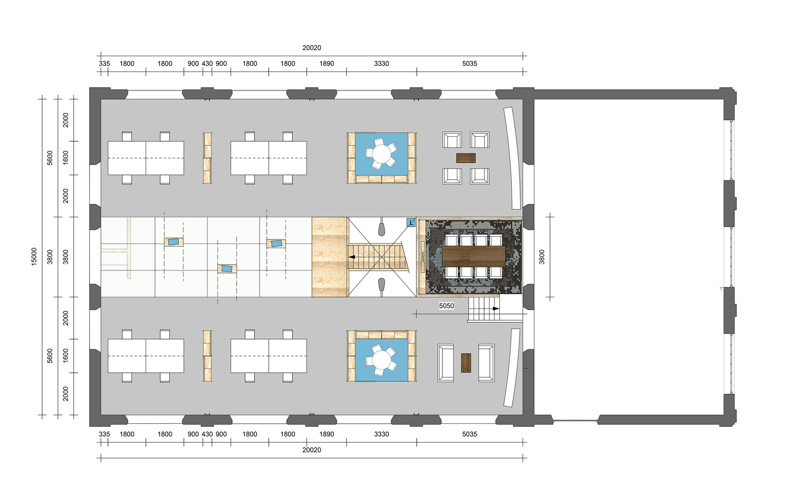 Galería de Oficinas y espacios de trabajo: 50 ejemplos de arquitectura ...