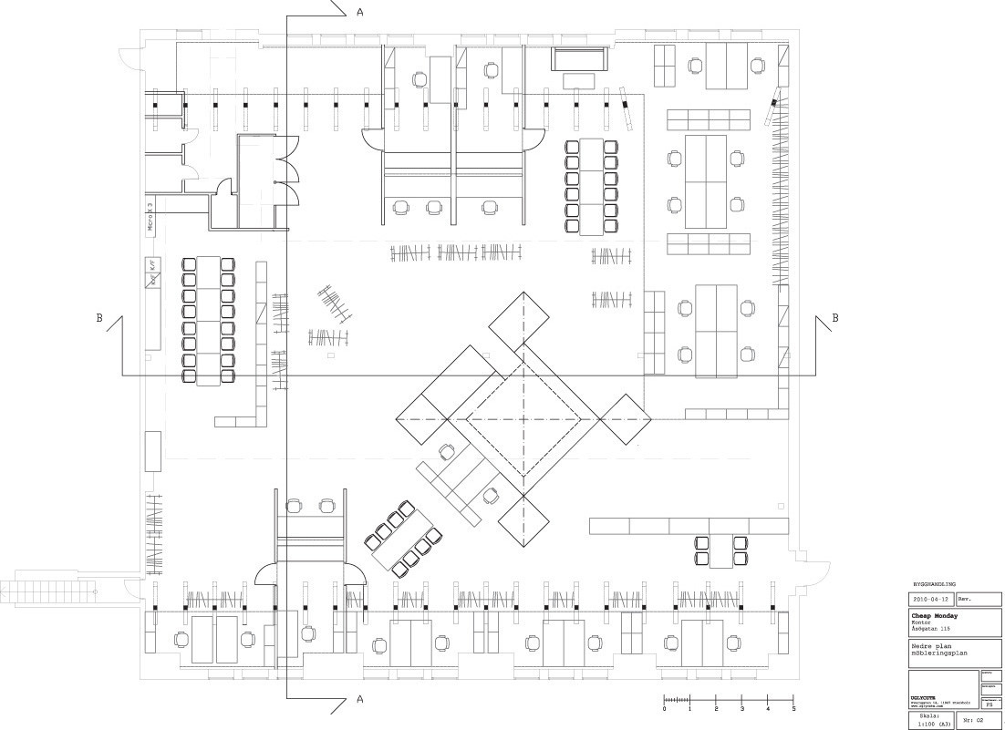 Gallery of Offices and Workplaces: Examples in Plan - 74