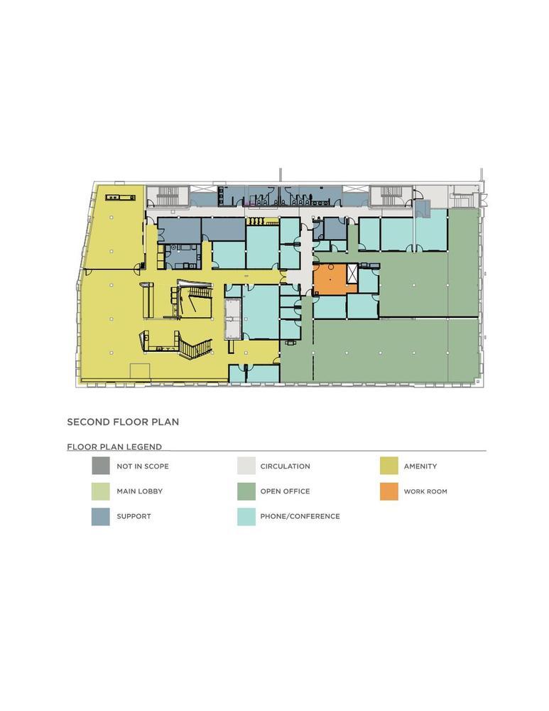Gallery of Offices and Workplaces: Examples in Plan - 56