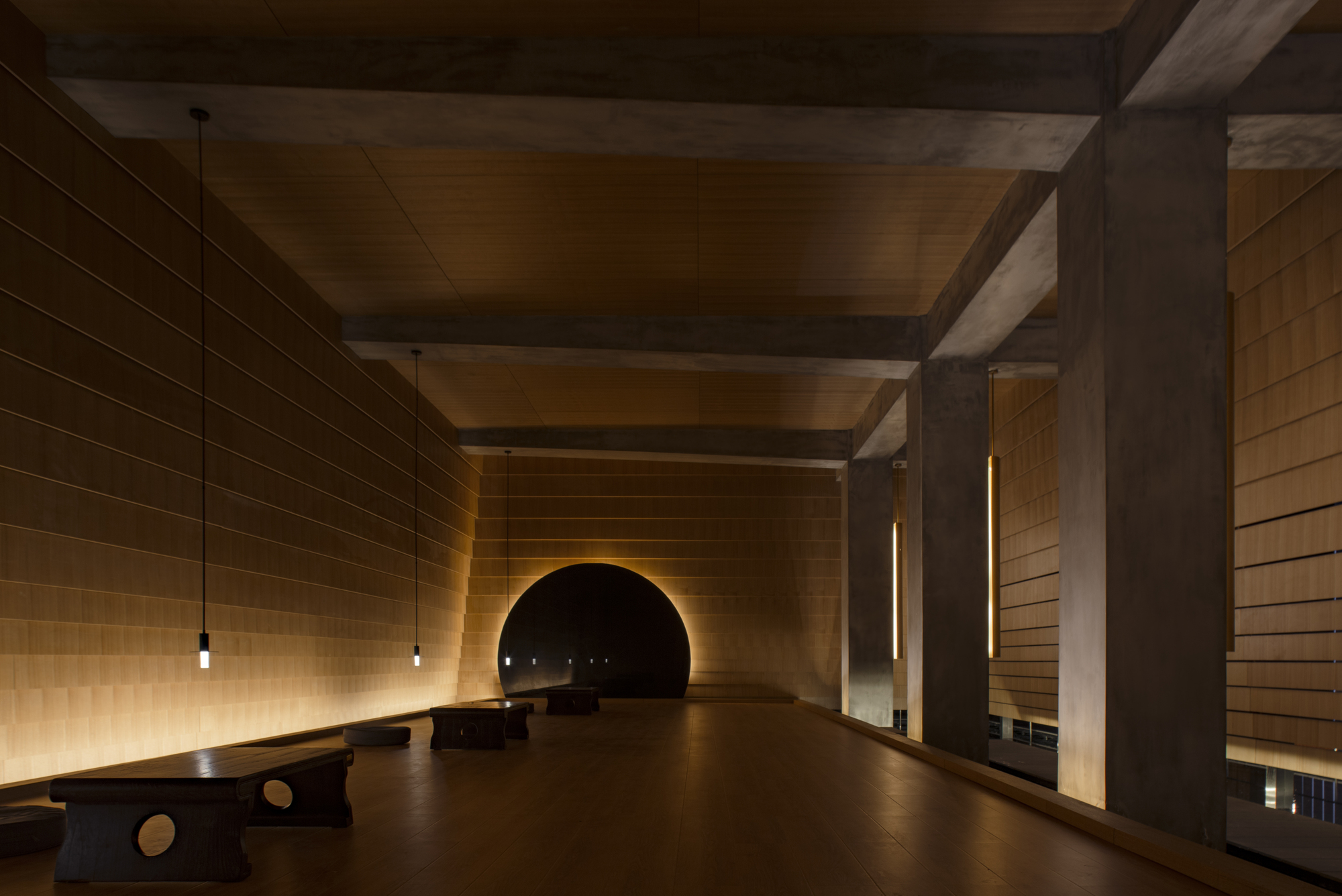 Gallery of Meditation Hall / HIL Architects - 17