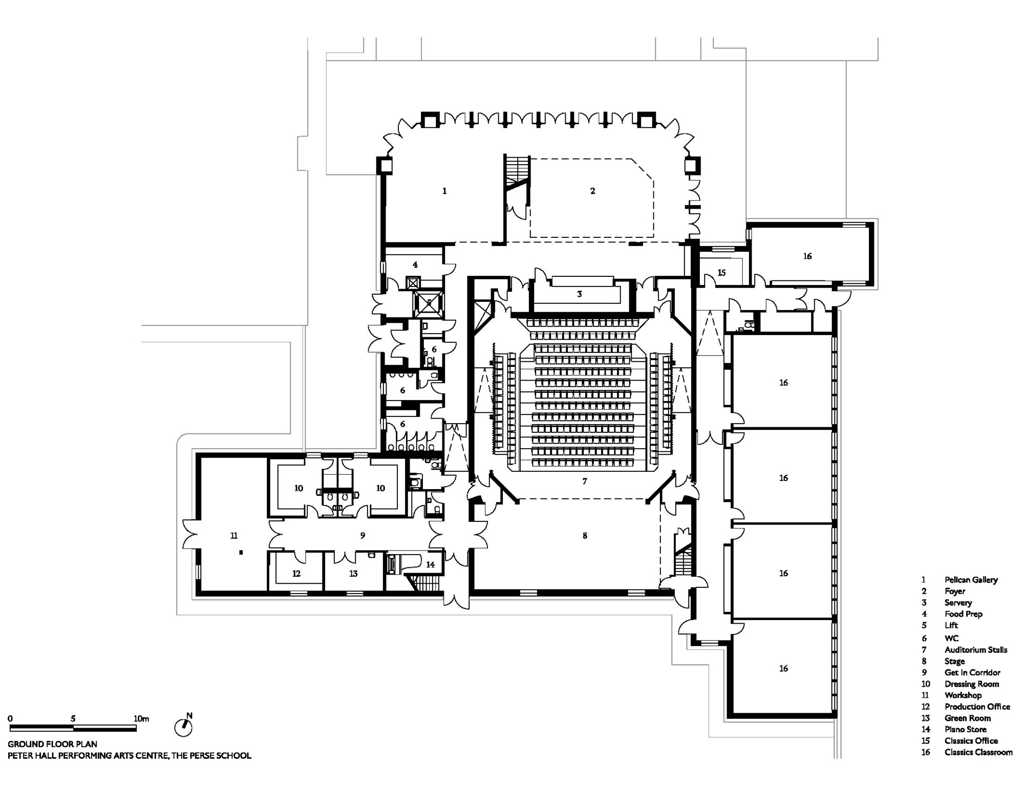 Gallery of Peter Hall Performing Arts Centre / Haworth Tompkins - 21