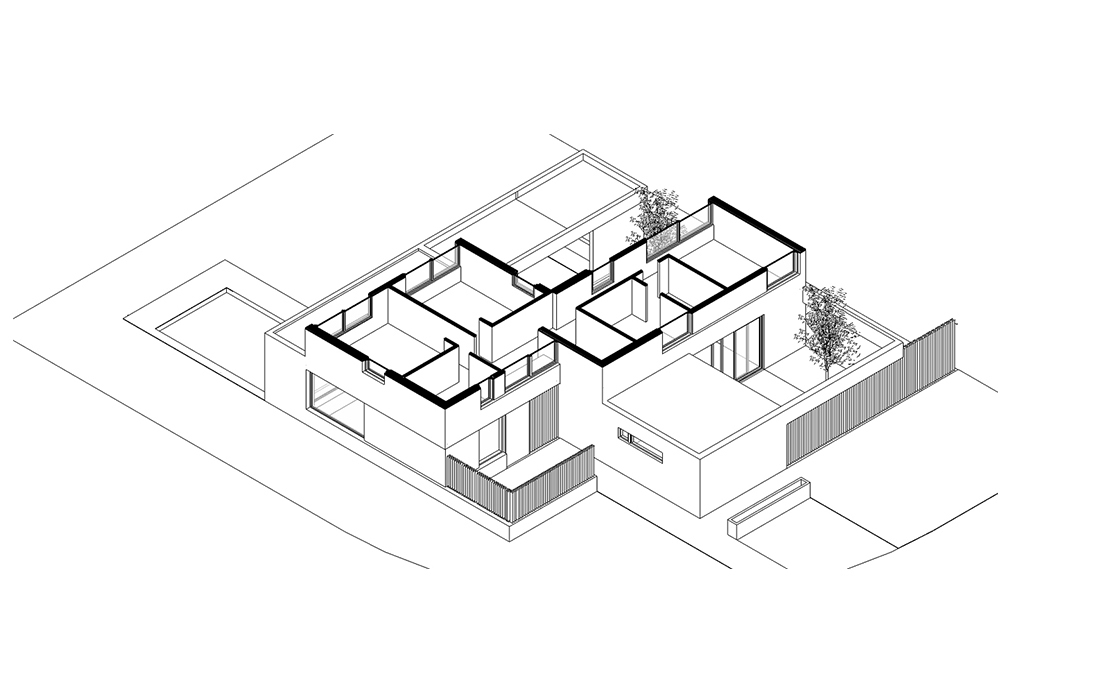 Gallery of 60 Best Residential Axonometric Drawings - 17