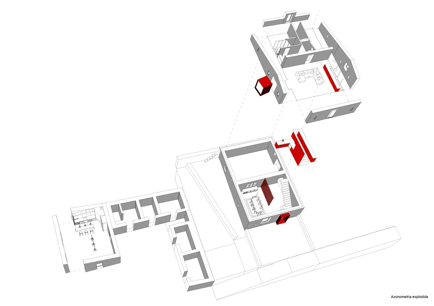Gallery of 60 Best Residential Axonometric Drawings - 32