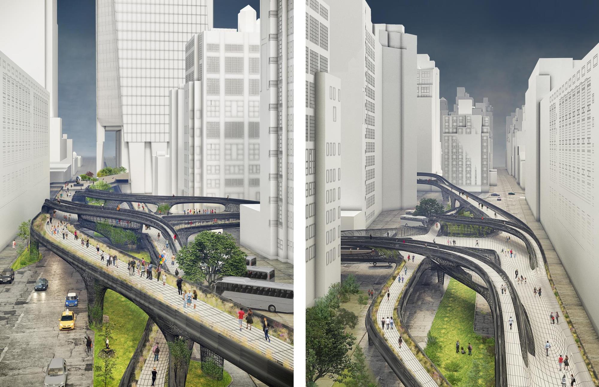 Gallery of DXA Studio Designs New Urban Pathway for New York - 4