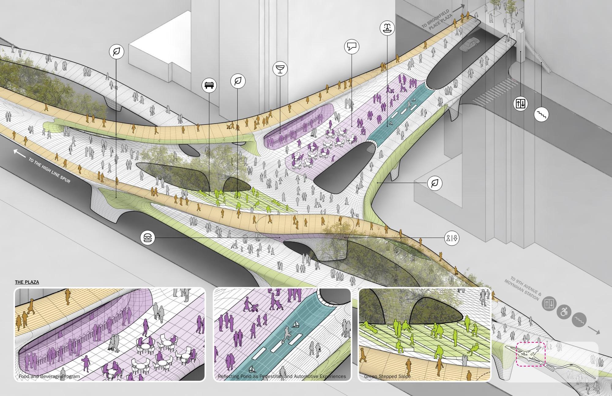 Gallery of DXA Studio Designs New Urban Pathway for New York - 8