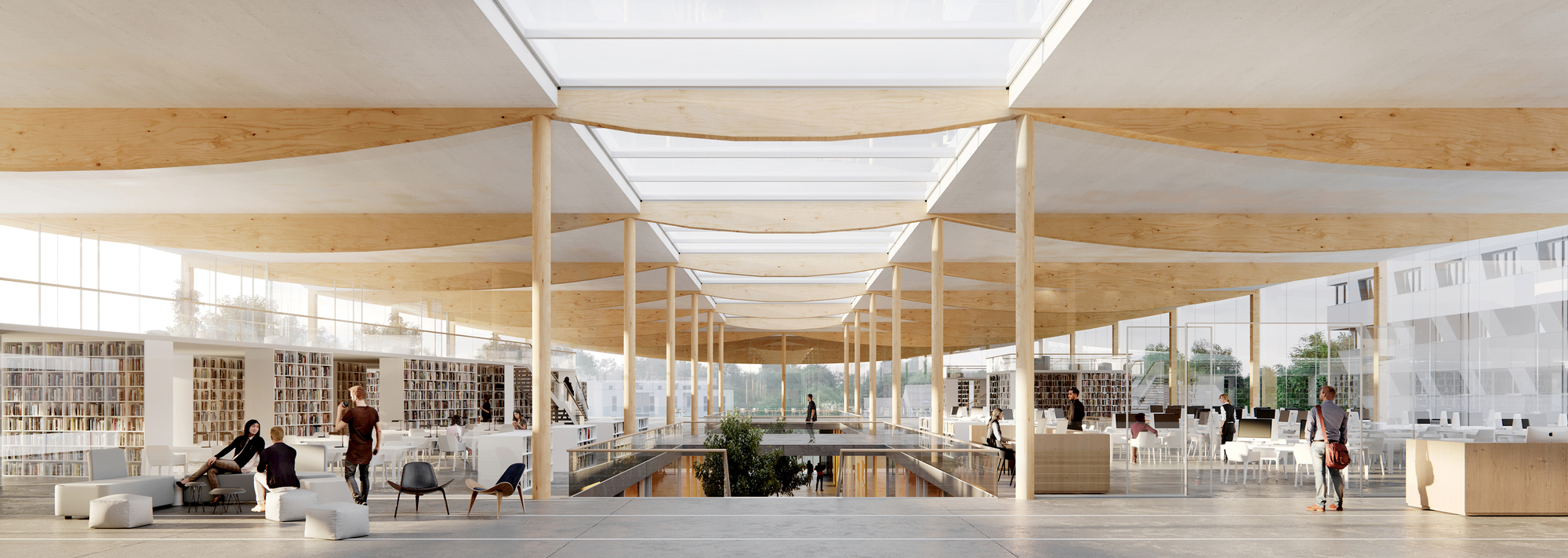 Gallery of ALA Wins Competition to Design New University Library in ...
