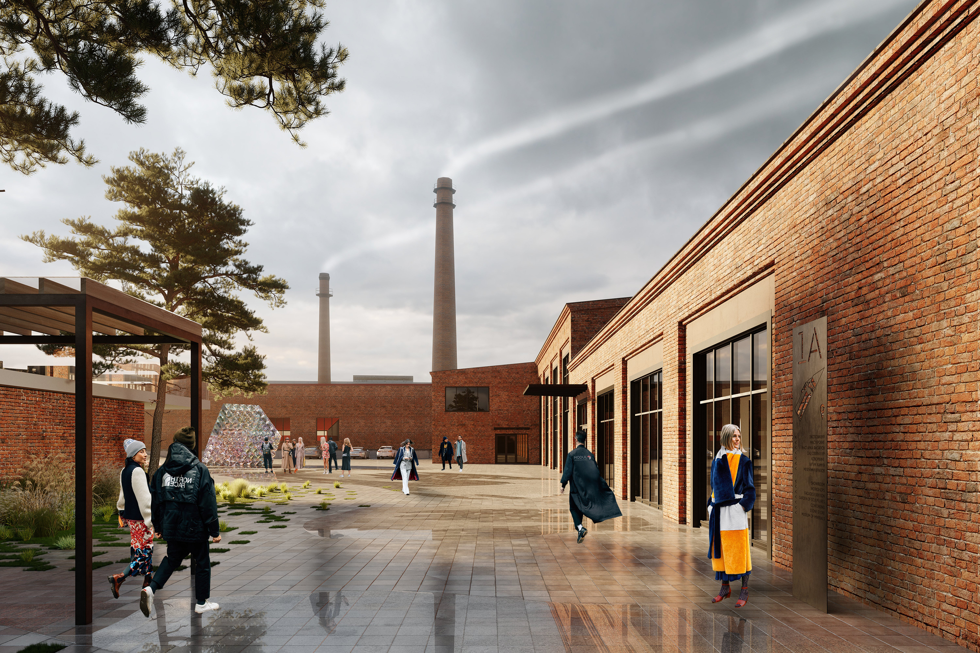 Gallery of MODUL Architectural Bureau Transforms Industrial Factory ...