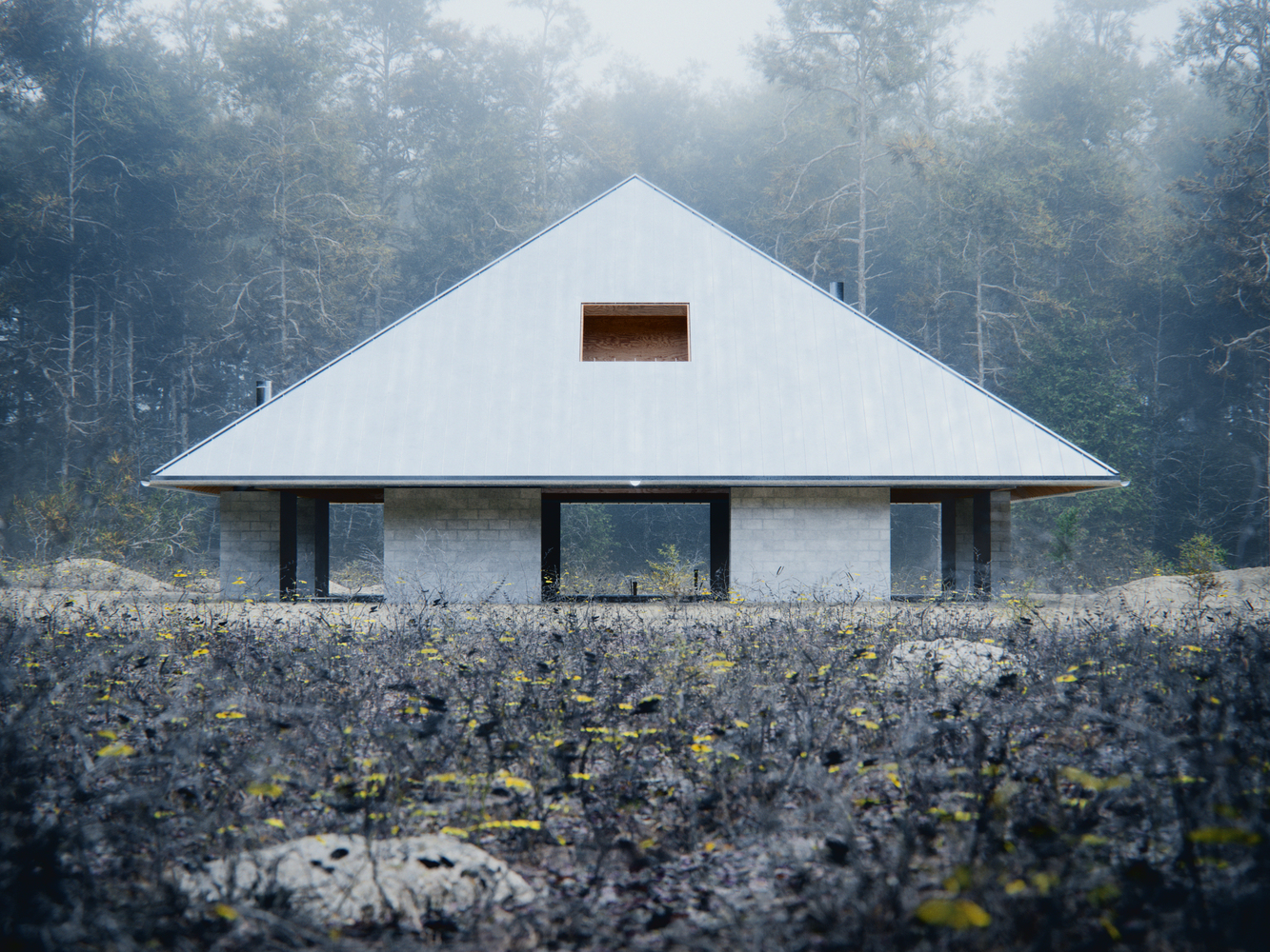 Gallery of WOJR Explores Symmetry in House of the Woodland - 2