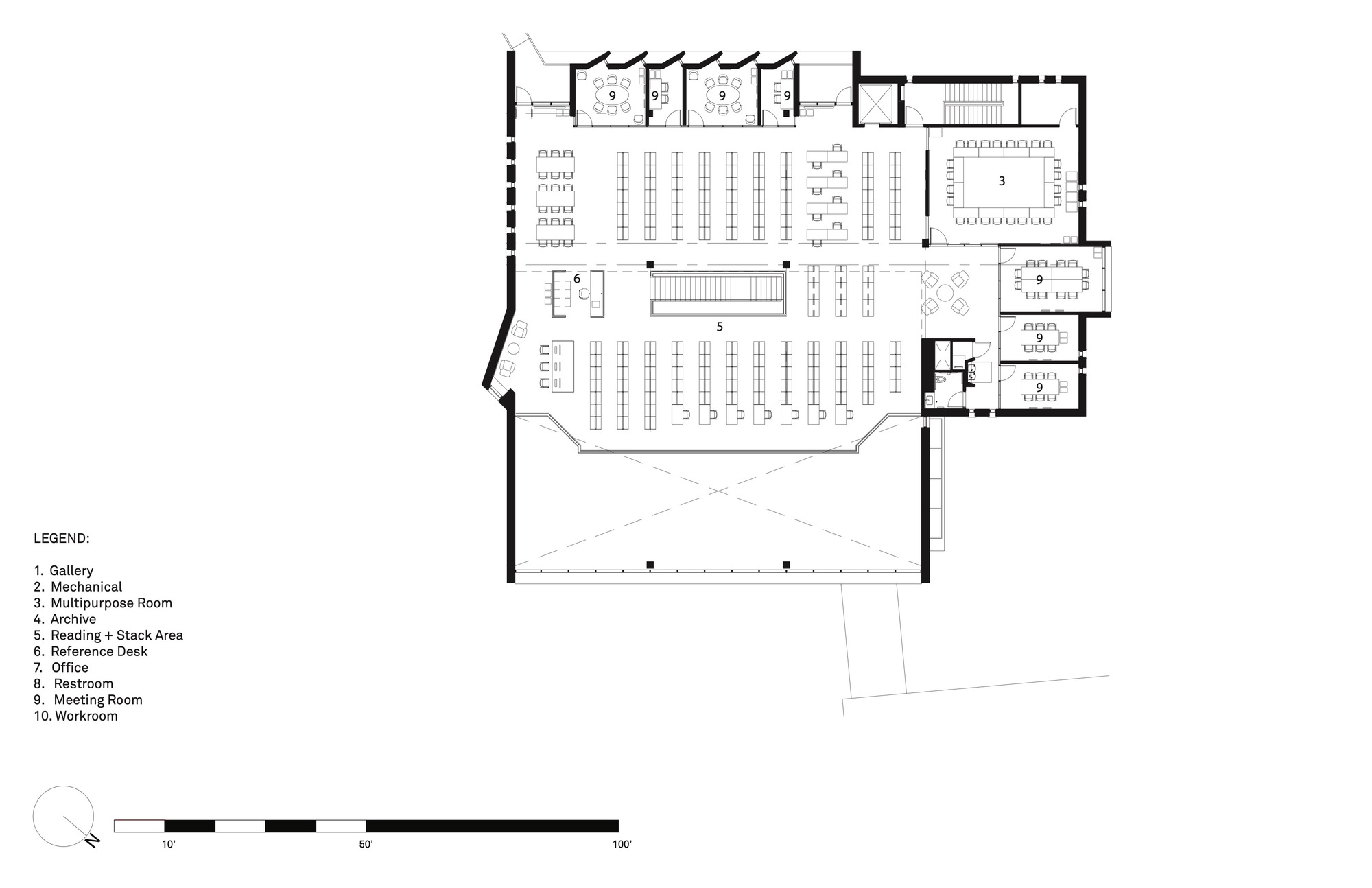 Gallery of Tate Library at Ethical Culture Fieldston School ...