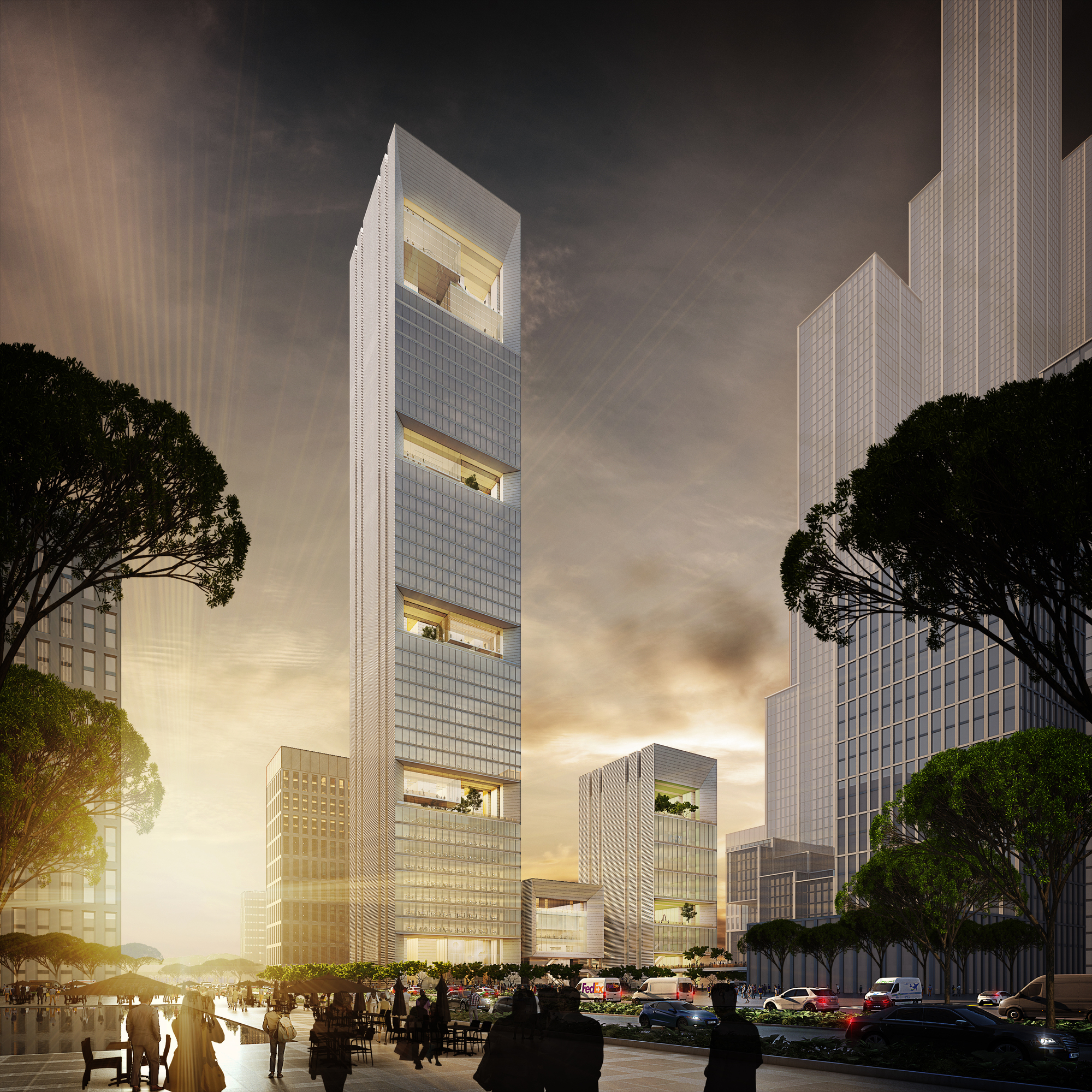 Gallery of GMP Wins Competition for Shenzhen Bay "Culture Tower" - 4