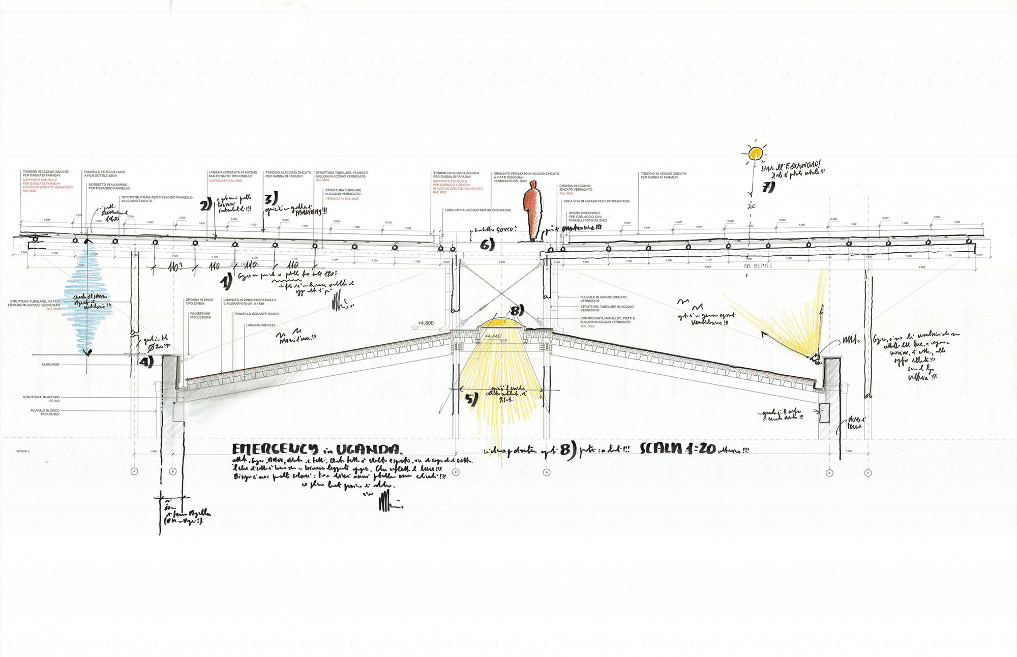 Galería de Renzo Piano diseña un hospital de emergencia con muros de ...
