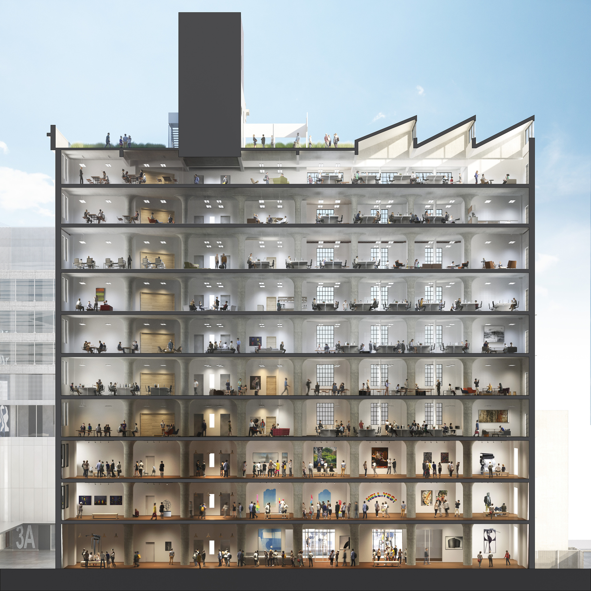 Galería de Edificio Tower Automotive, Museo Contemporáneo de Arte ...