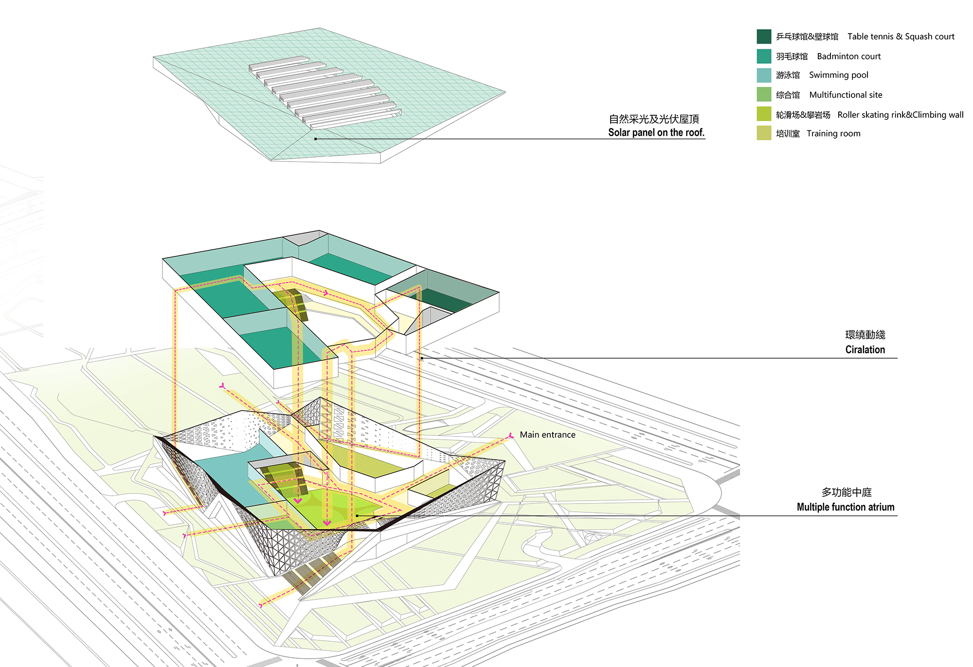 Gallery of Yangzhou Southern Sports Park / PT Architecture Design - 40
