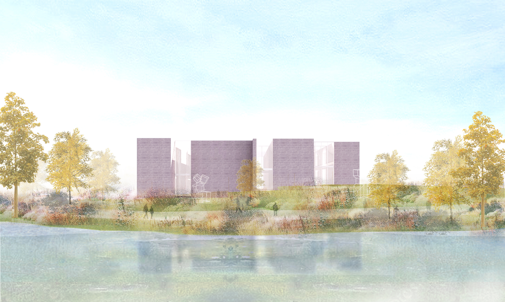 Gallery of MORE Architecture Designs Village-Inspired Art Museum Ginkgo ...