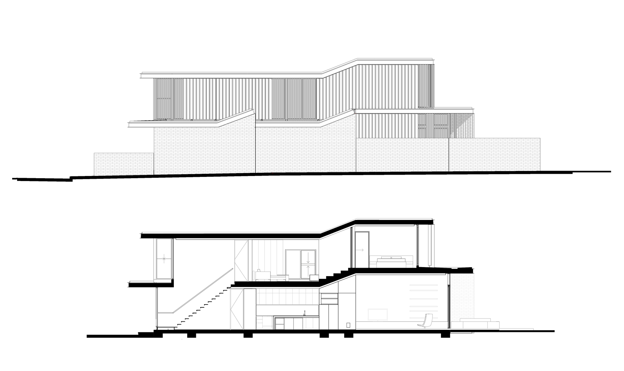 Gallery of Folding Floor House / Crosshatch - 37
