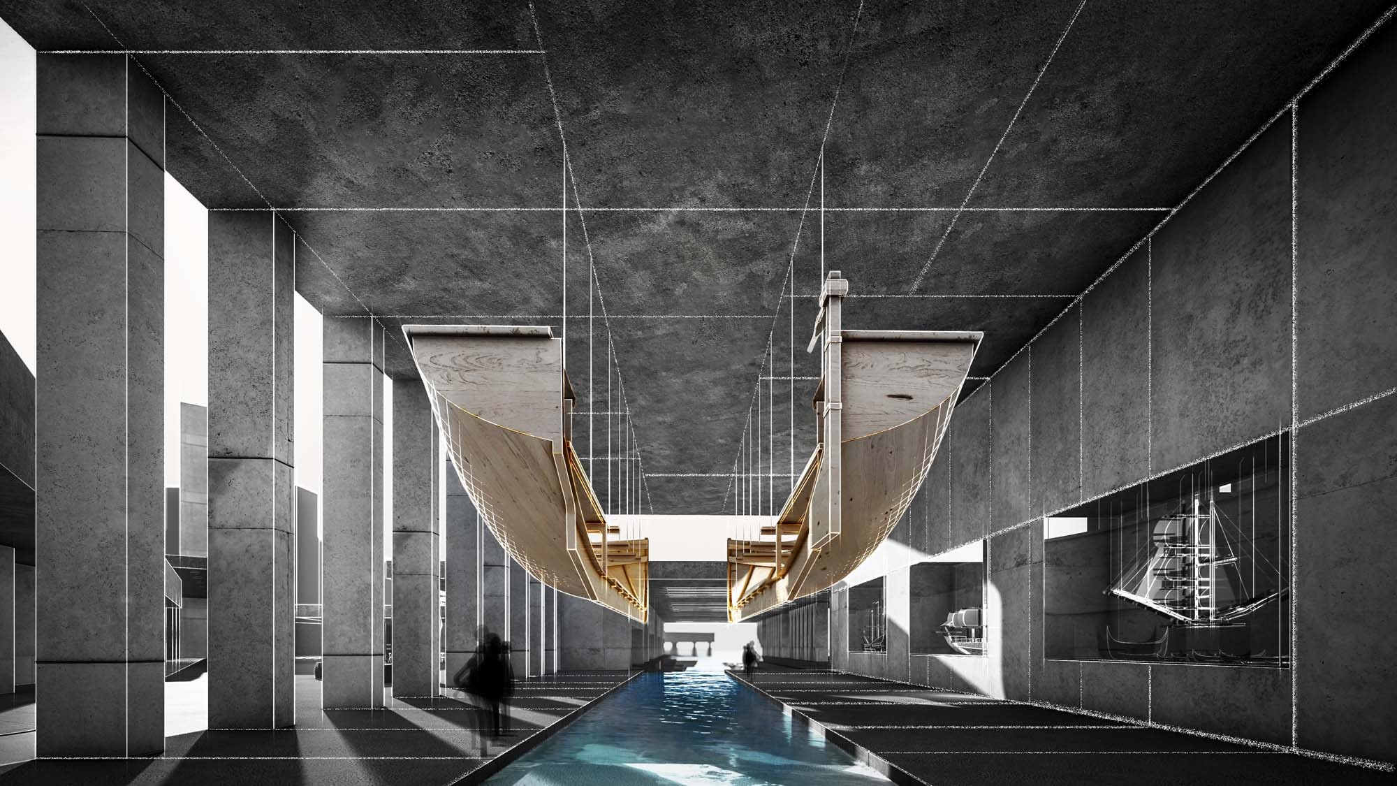 画廊 科威特国际竞赛结果，KAAT + Yalin Architectural 公布入围方案 - 3