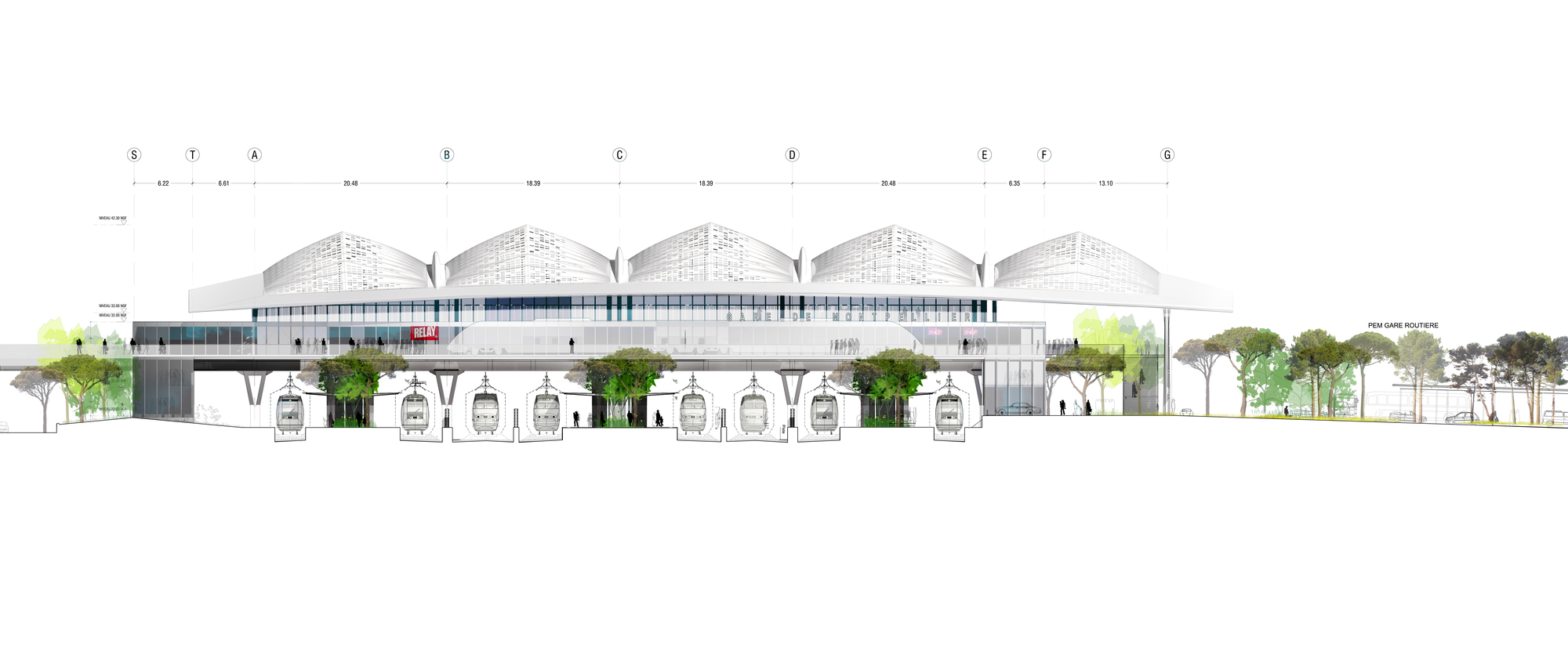 Gallery of Gare TGV de Montpellier, Montpellier Railway Station / Marc ...