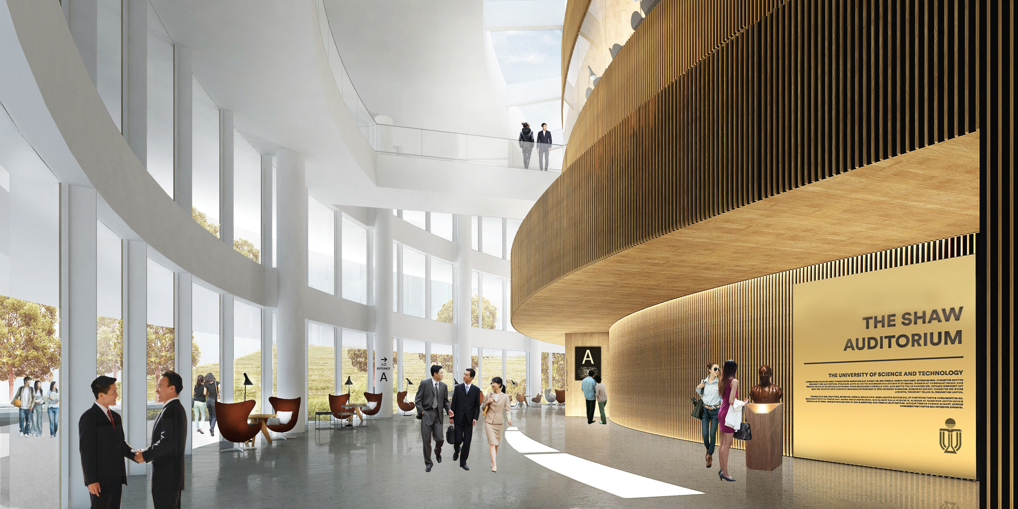 Gallery of Henning Larsen Designs Elliptical Auditorium for Hong Kong ...