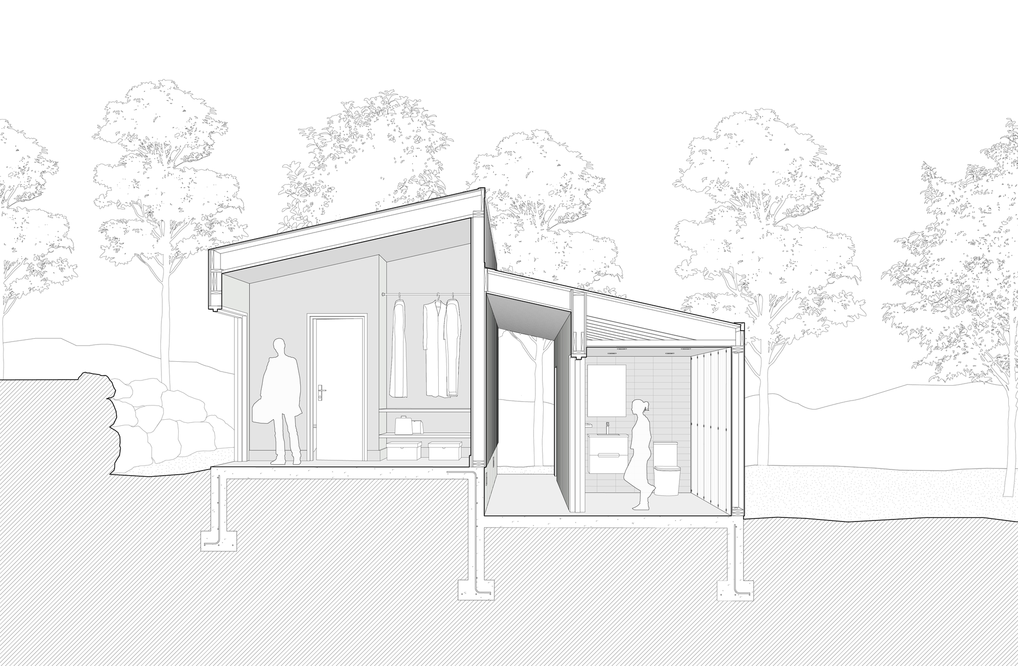 Gallery of Small Wooden Pavilion / MQ Architecture - 14