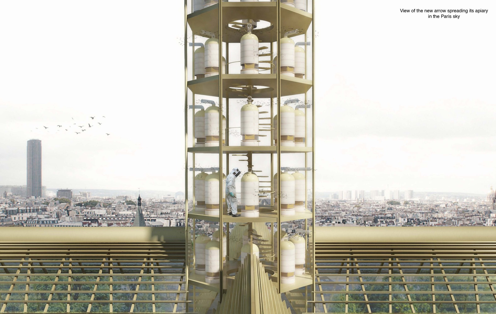 Gallery of Studio NAB Designs a Greenhouse Roof for Notre-Dame - 1