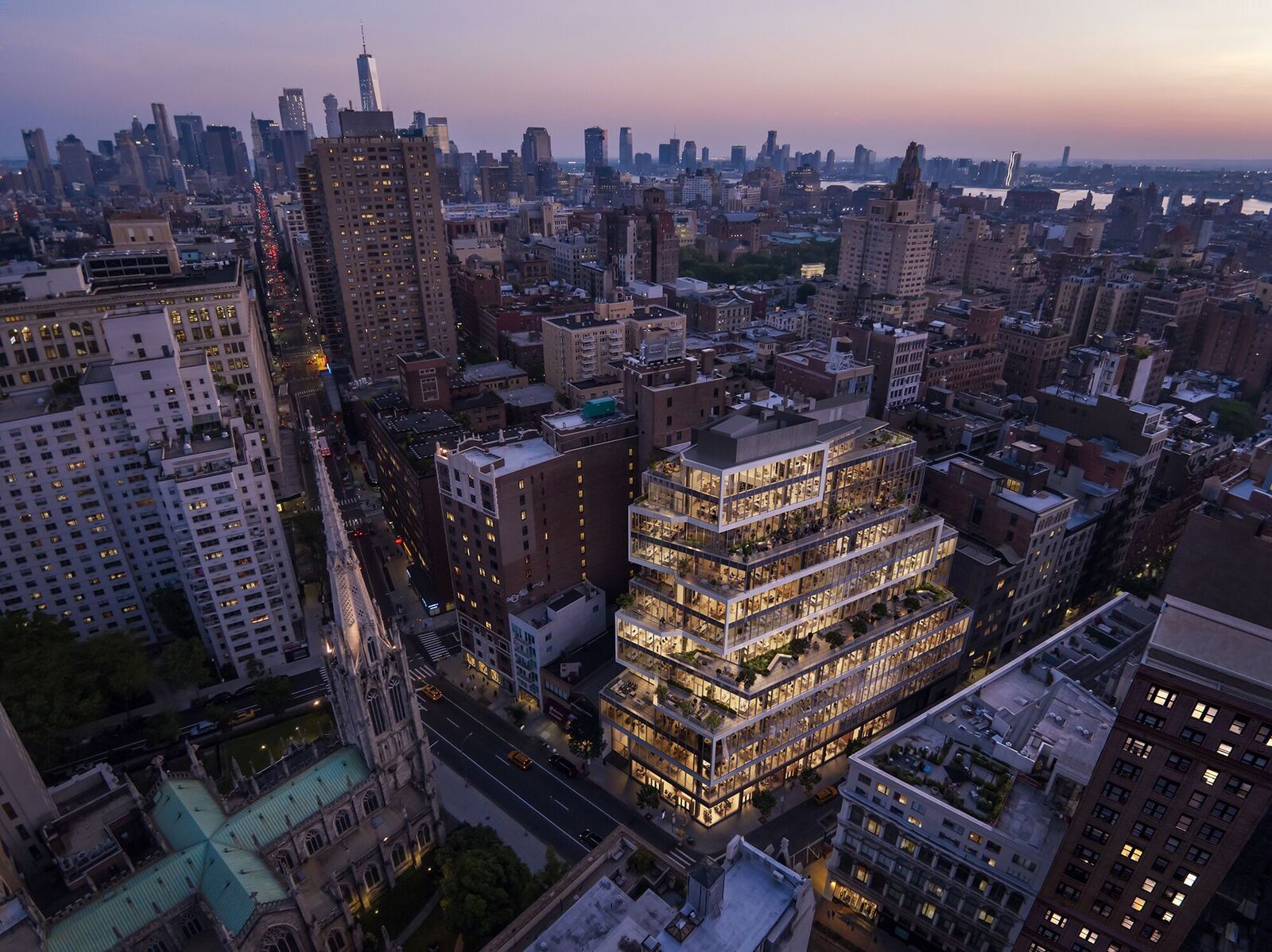 Gallery of Perkins+Will Designs Manhattan Office Building Sculpted by ...
