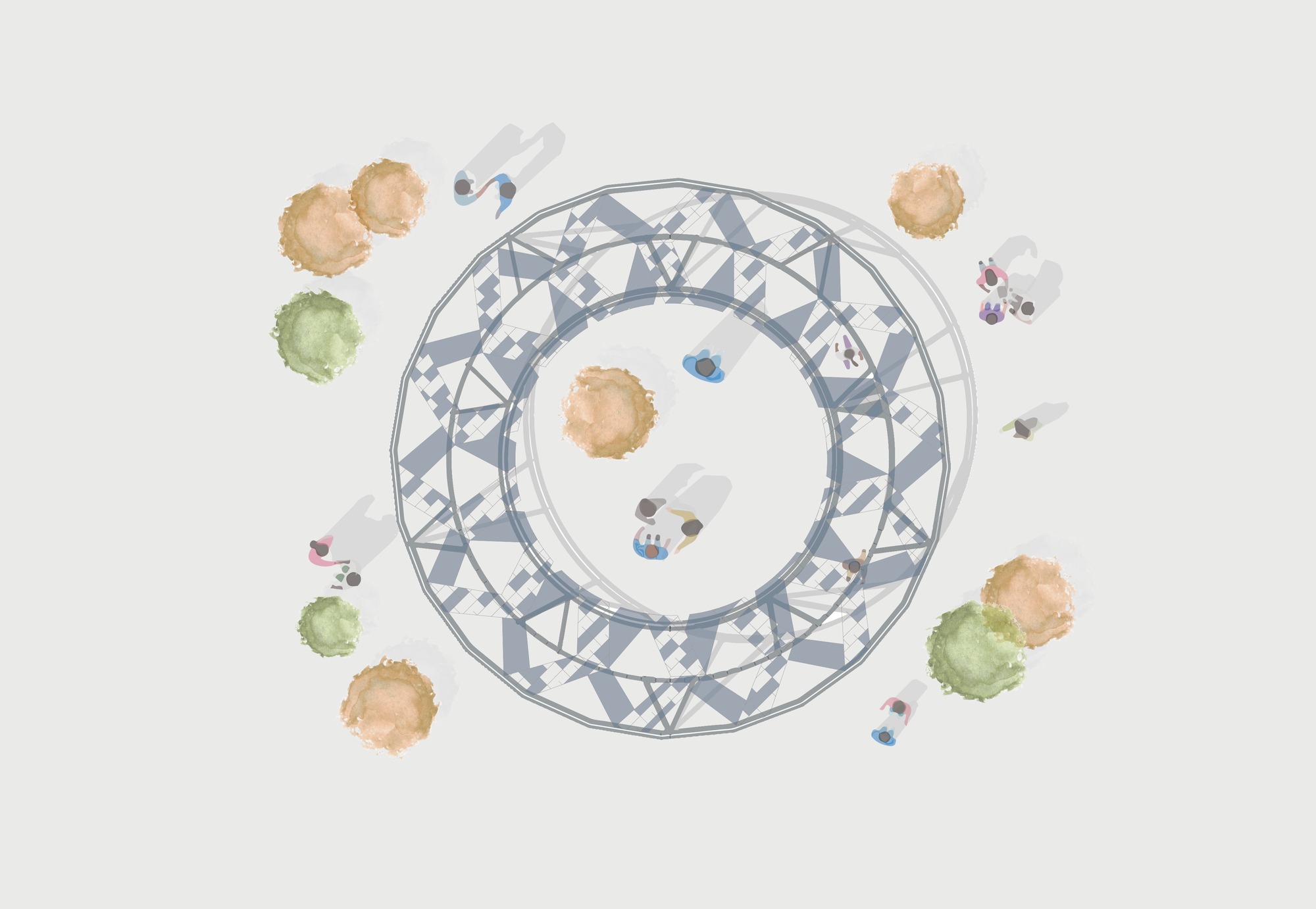 Gallery of Circular Amphitheatre / NONETOTEN DESIGN LAB - 14