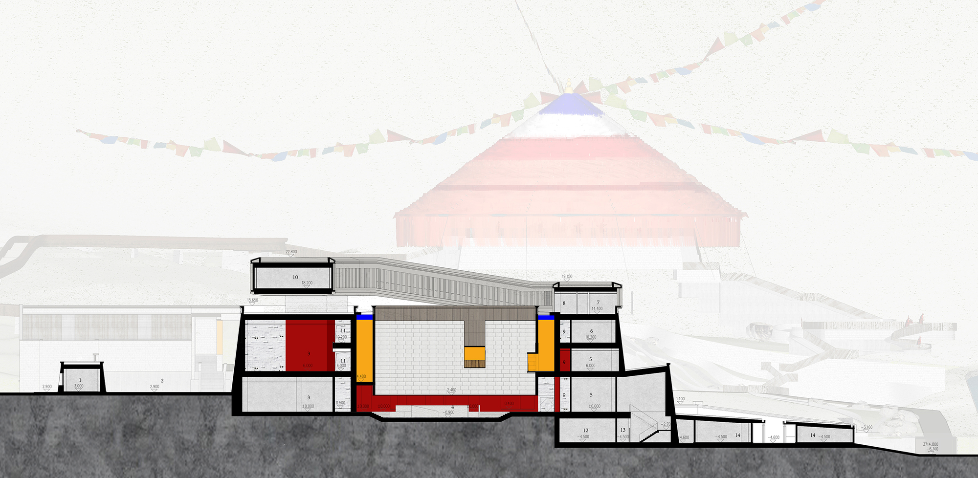 Gallery of Tibet Intangible Cultural Heritage Museum / Shenzhen Huahui ...