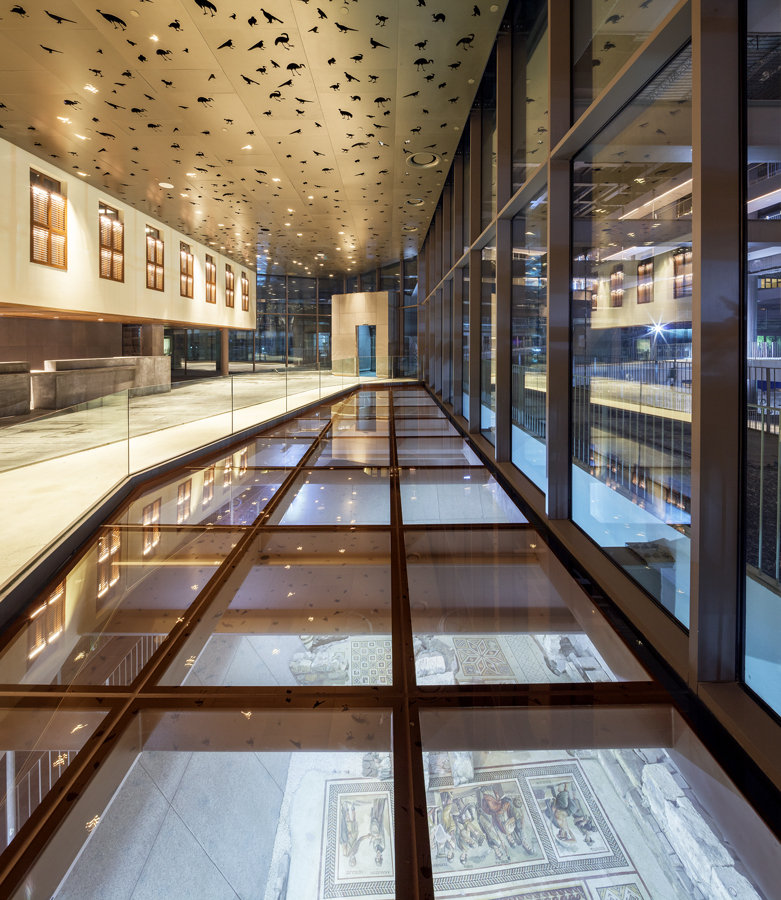 Gallery of Perched Over 2,000-Year-Old Roman Mosaics and Ruins, This ...