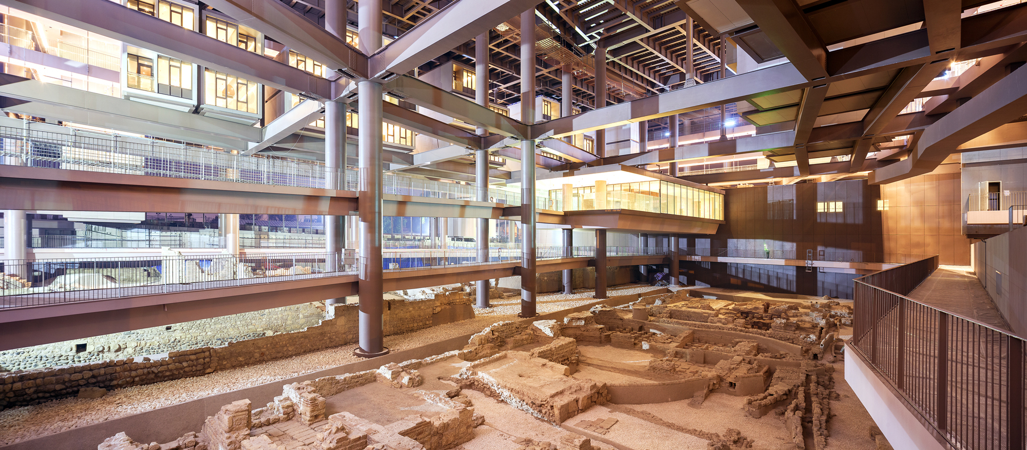 Gallery of Perched Over 2,000-Year-Old Roman Mosaics and Ruins, This ...